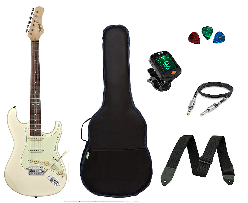 Kit Guitarra Tagima Stratocaster T635 Branca OWH - Casadei Instrumentos ...