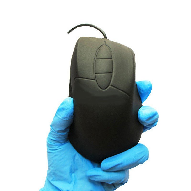 Mouse Industrial de Silicone com 5 Teclas USB Preto NLC-4-P - DUALSHOP ...
