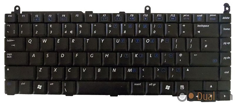 Teclado Gateway Mx7000 M520 Emachines M2000 M5000 Us K0584 - DUALSHOP ...