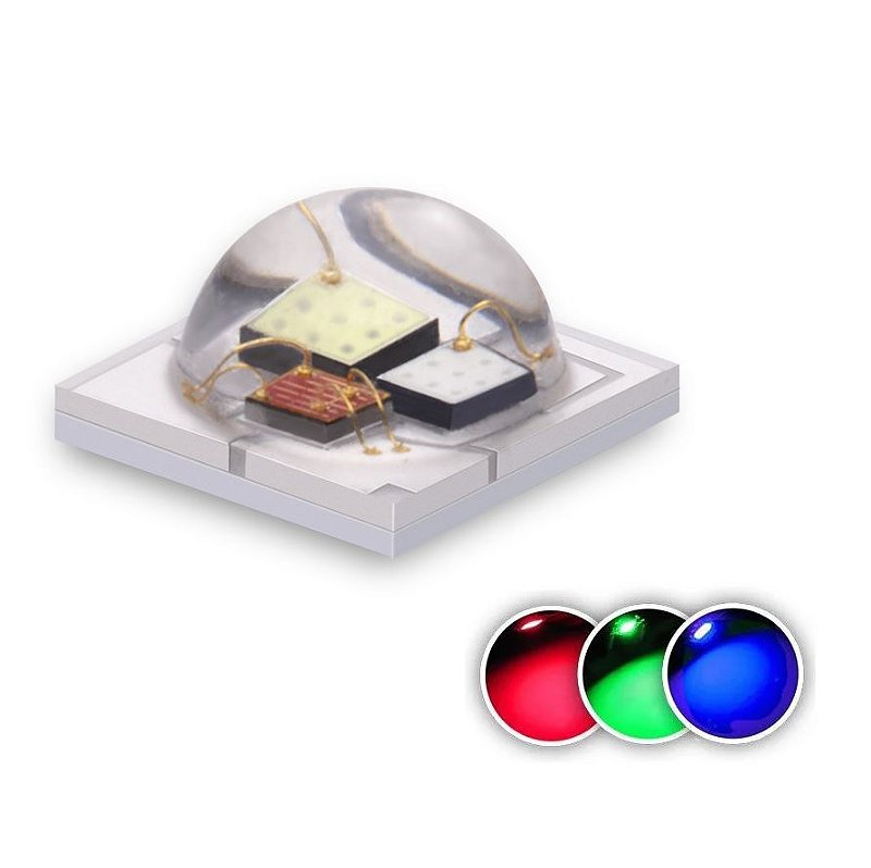 Power LED 3535 RGB 3W (3*1W) SMD K2730 - DUALSHOP® Automação Industrial