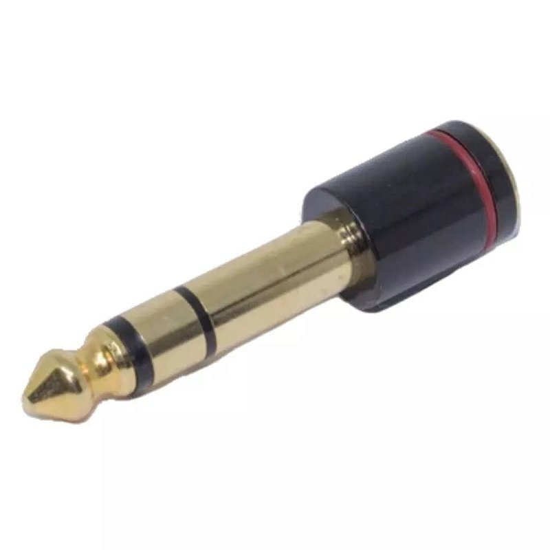Plug Adaptador P2 Stereo / P10 Stereo Custom Sound CS702 - Krunner ...