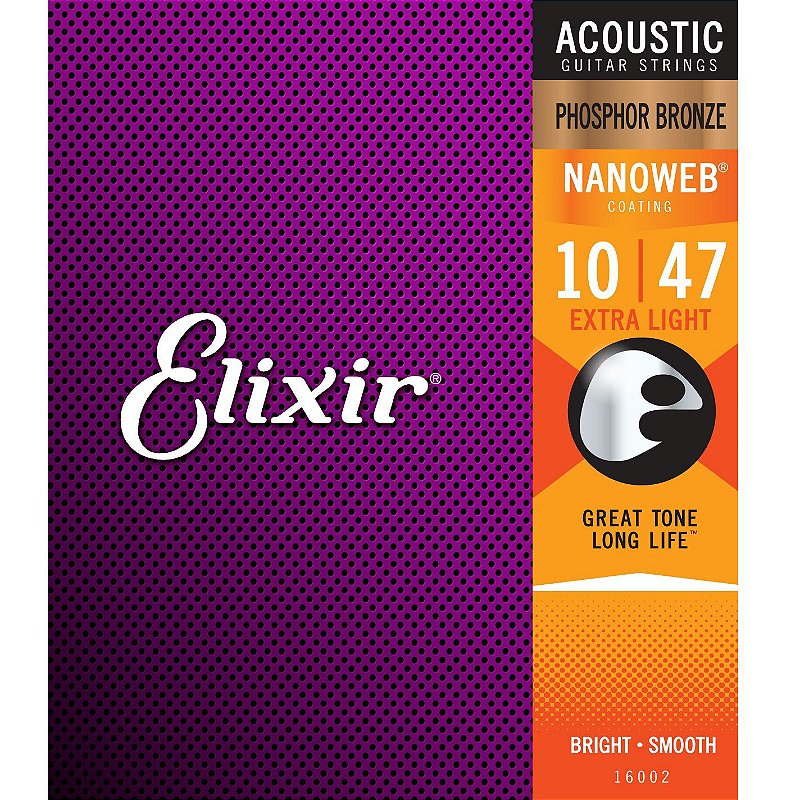 Encordoamento Guitarra .010 Elixir Extra Light 16002 - Krunner - Loja ...