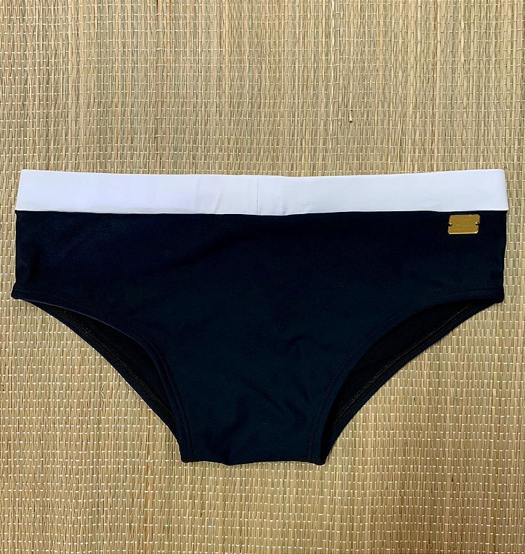 Sunga Duo Black - Tradicional - Aquarine