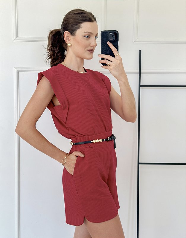 Conjunto Nati Vermelho - F.Chic | Fashion E-Store