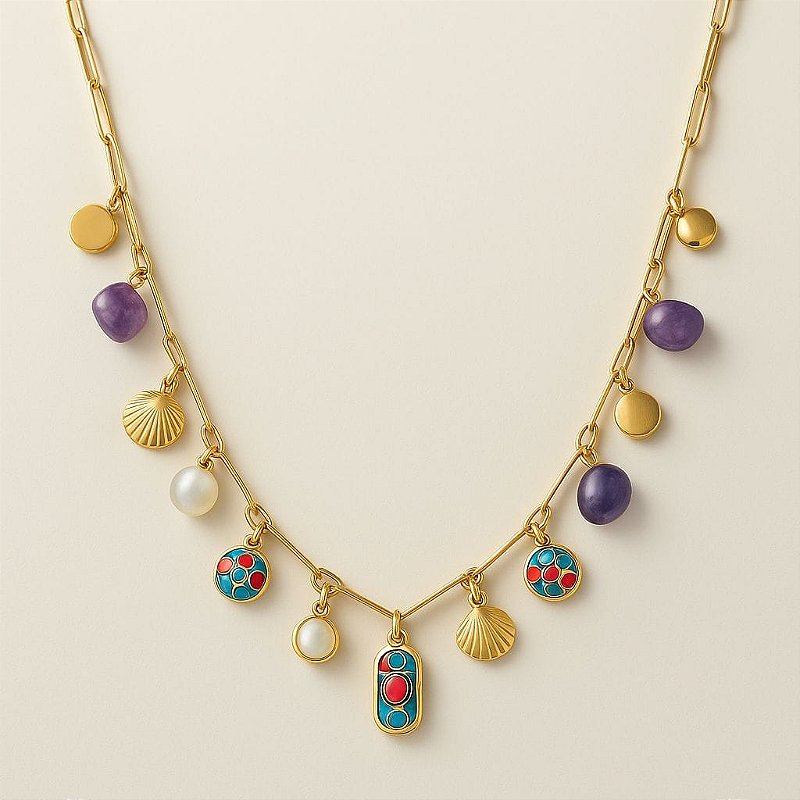 Colar pingente - www.portorizzo.com.br