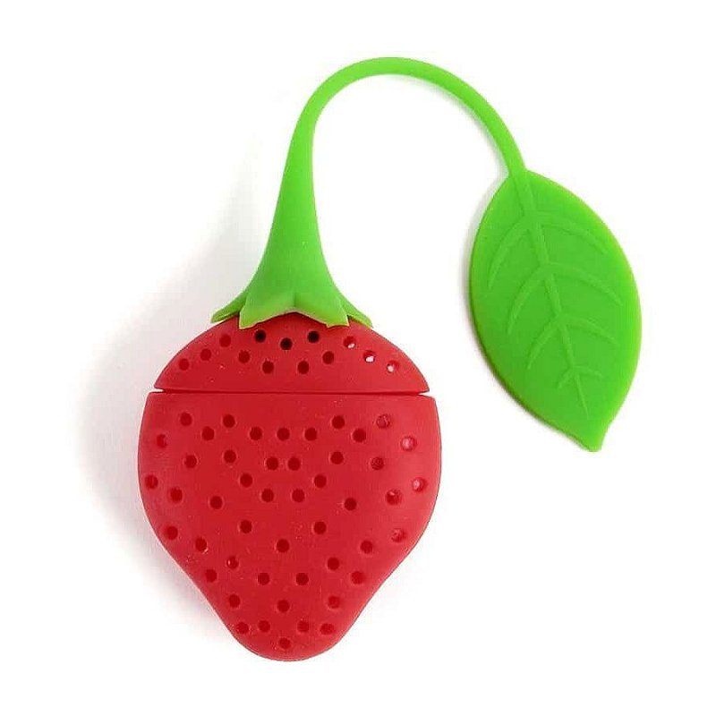 Infusor de Chá Morango em silicone - Yaay | Presentes Criativos Atacado ...