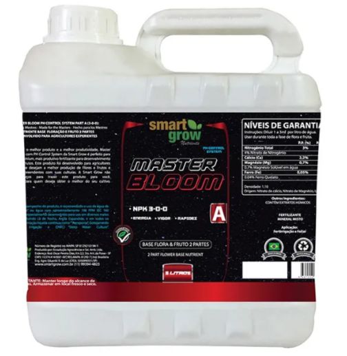 MASTER BLOOM A 05 LITROS SMARTGROW - BUD Cultivos Urbanos - GrowShop e ...