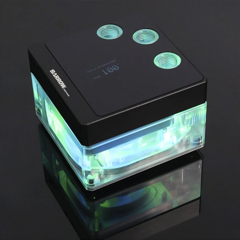 Bomba e CPU Block Barrow LTPCP-04N 500L/hora RGB para Water Cooler ...