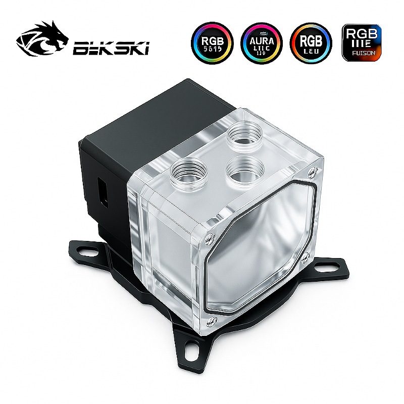 Bomba e CPU Block Intel Bykski CPU-XPR-DDC-I 700l/h para Water Cooler ...