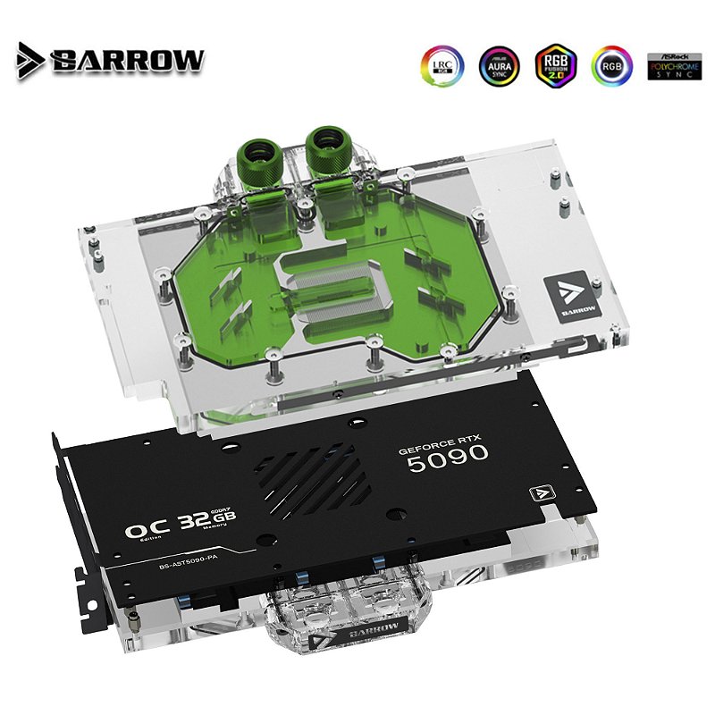 GPU Block Asus TUF RTX 5090 ARGB - Power UP Water Cooler - De clientes ...