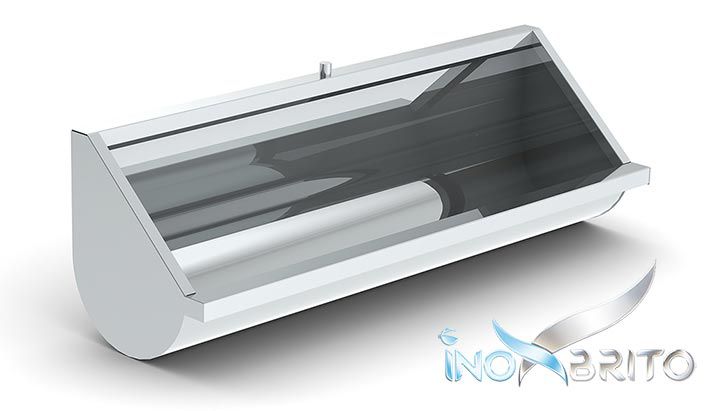 Mictório Coletivo em Aço Inox de 1,00 m - Loja Inoxbrito - Barra de ...