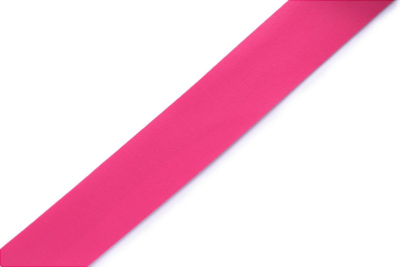 Faixa Rosa - Coleção Couro Liso - Chapéu & Estilo | Chapéus Personalizados