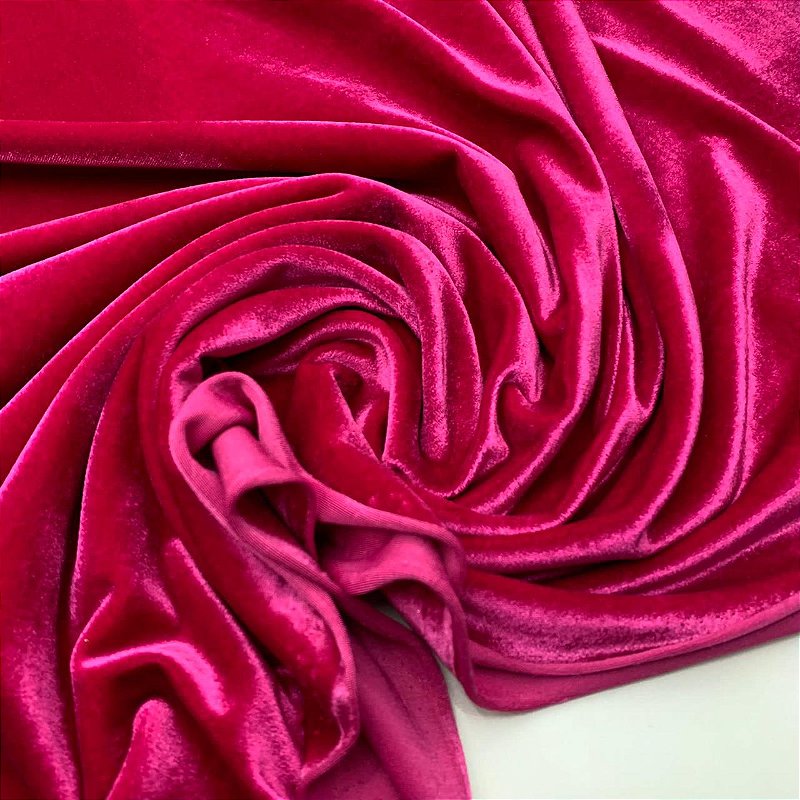 Veludo Spandex Rosa Pink - A Catarinense Tecidos | Entrega rápida para ...