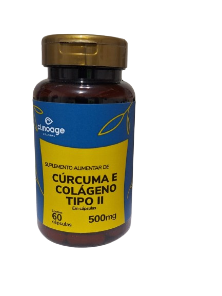 Cúrcuma e Colágeno Tipo II 60CP 500MG - Empório Delizia Produtos Naturais Cúrcuma e Colágeno Tipo II 60CP 500MG - Empório Delizia Produtos Naturais