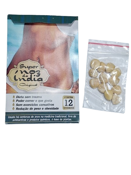 Nóz da India Sementes (PCT C/ 12 ) - Empório Delizia Produtos Naturais
