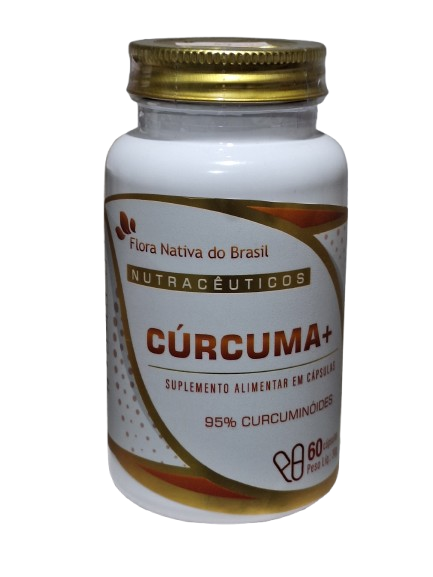 Curcuma + 60 cápsulas - Empório Delizia Produtos Naturais