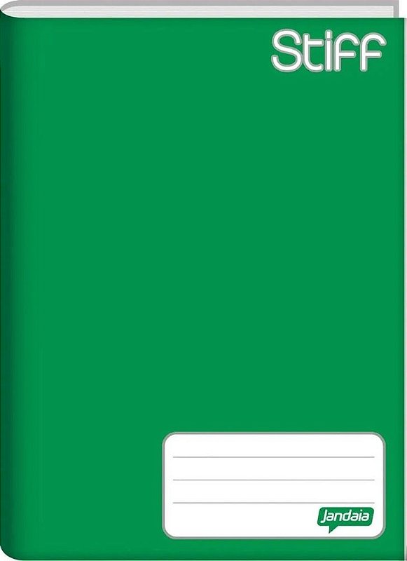 Kit 10 Caderno Brochura Capa Dura 48 F. Pequeno Jandai Verde - Detalhes ...