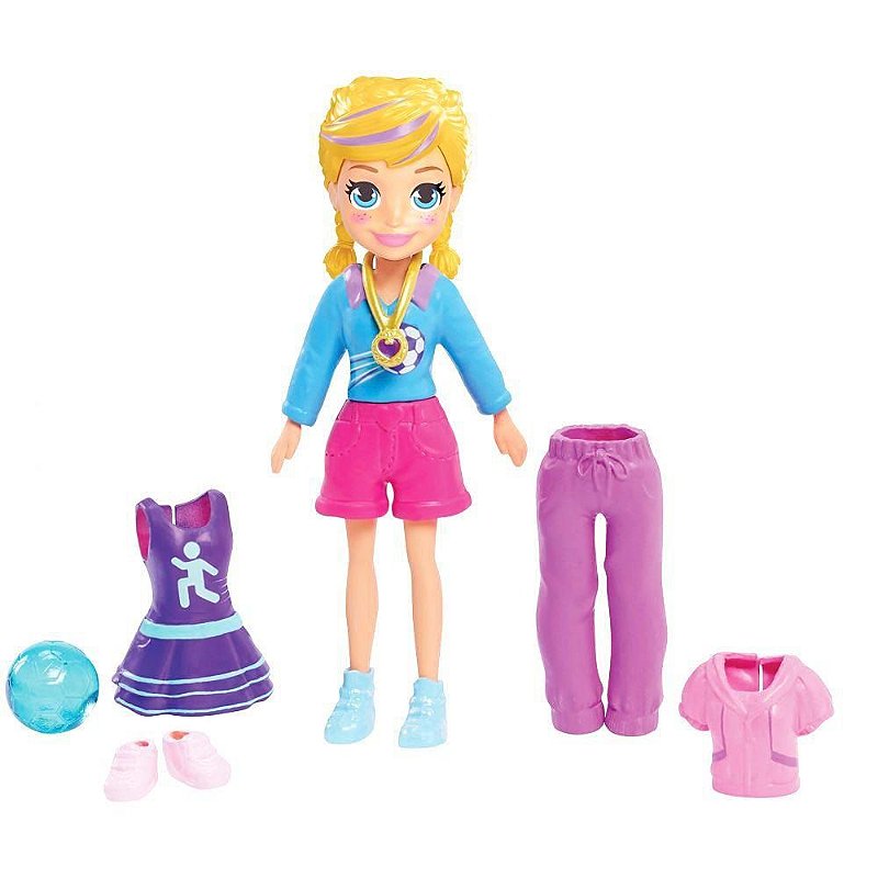 Boneca Polly Pocket Jogadora de futebol - Detalhes Magazine - Quer ...
