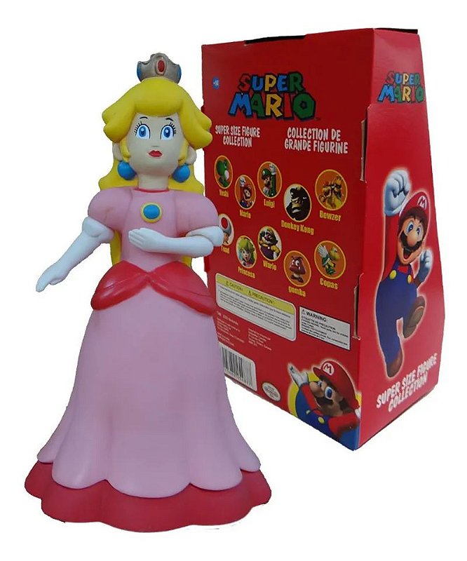 Boneco Princesa do Mario 23cm Action Figure Original Super Mario ...
