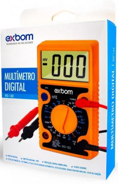 Multímetro Digital Profissional Portátil Original Com Bip - Zapach ...