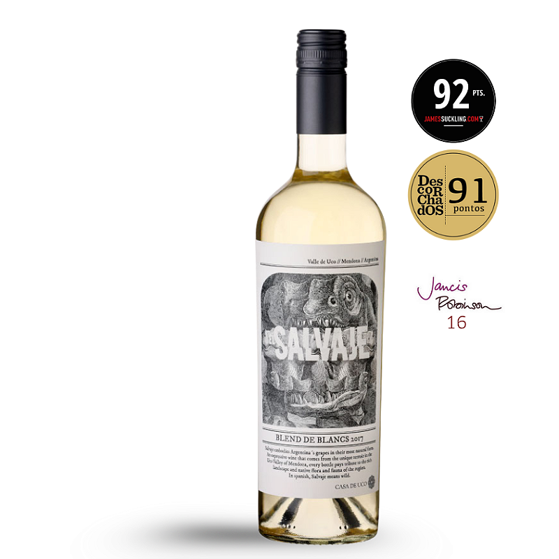 Vinho Branco Argentino El Salvaje Blend de Blancs Mendoza - Comprar ...