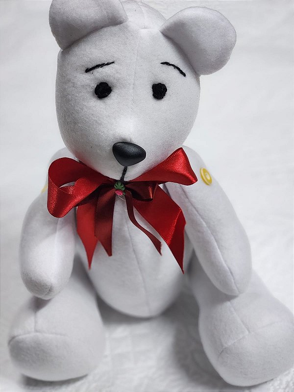 BONECO URSO AMIGO -HIPOALERGÊNICO - ARTESANAL - Artigos bebê Fofo