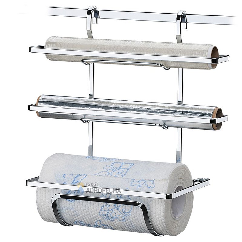 Porta Rolos Triplo Suspenso 2801 Cromado - Soluções Para Casa e Móveis ...