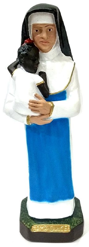 Imagem Escultura De Santa Irmã Dulce 20 Cm Resina - Loja Evangelize ...