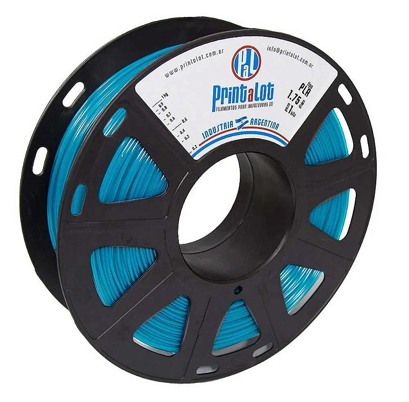 Filamento PLA Turquesa 1,75mm 1Kg PrintaLot - PrintaLot - Fabricações ...