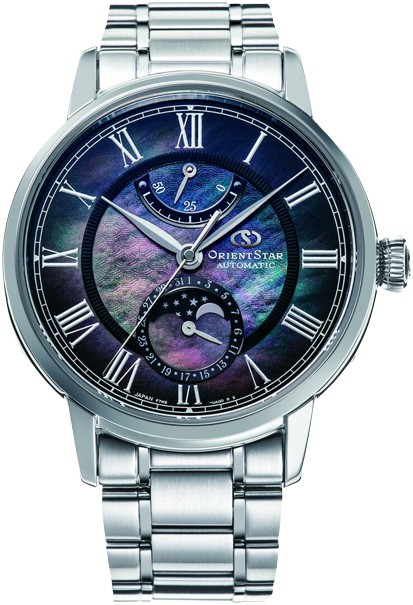 Relógio Orient Star Moon Phase RE-AY0116A00B - Relojoaria Impala - Desde 1974 no ramo Relojoeiro