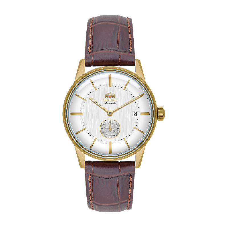 Relógio Orient Small Seconds YN6GC030-S1NX Automático Safira ...