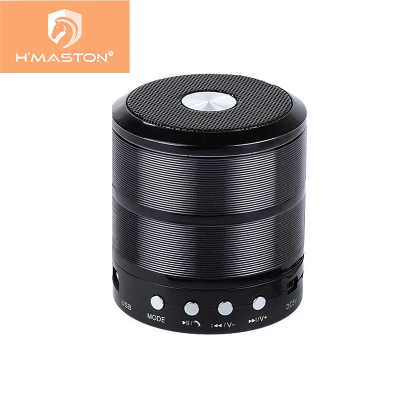 H'maston Ws-887 Caixa De Som Bluetooth Portátil Com Cordão E Radio Fm ...