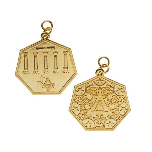 JO-098 - Joia Grau 12 - Grão Mestre Arquiteto - Pelegrini Linha Maçonaria