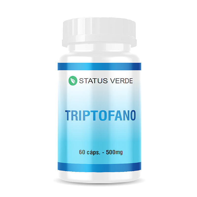 Triptofano 60 Cápsulas 500mg- Status Verde - Status Verde