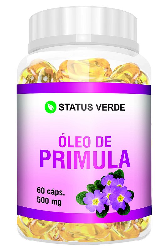 Óleo de Primula 60cáps 500mg - Status Verde - Status Verde