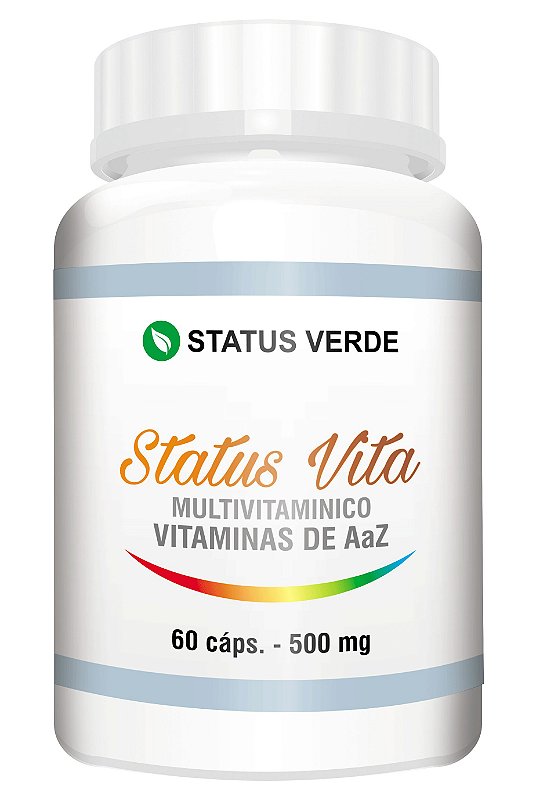 Status Vita Multivitaminico de AaZ 60 cápsulas 500mg - Natural Status Verde - Status Verde