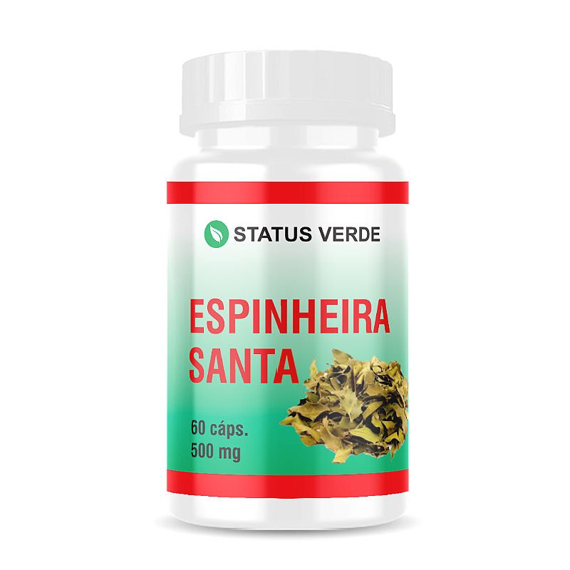 Espinheira Santa 60 Cápsulas 500mg - Status Verde - Status Verde