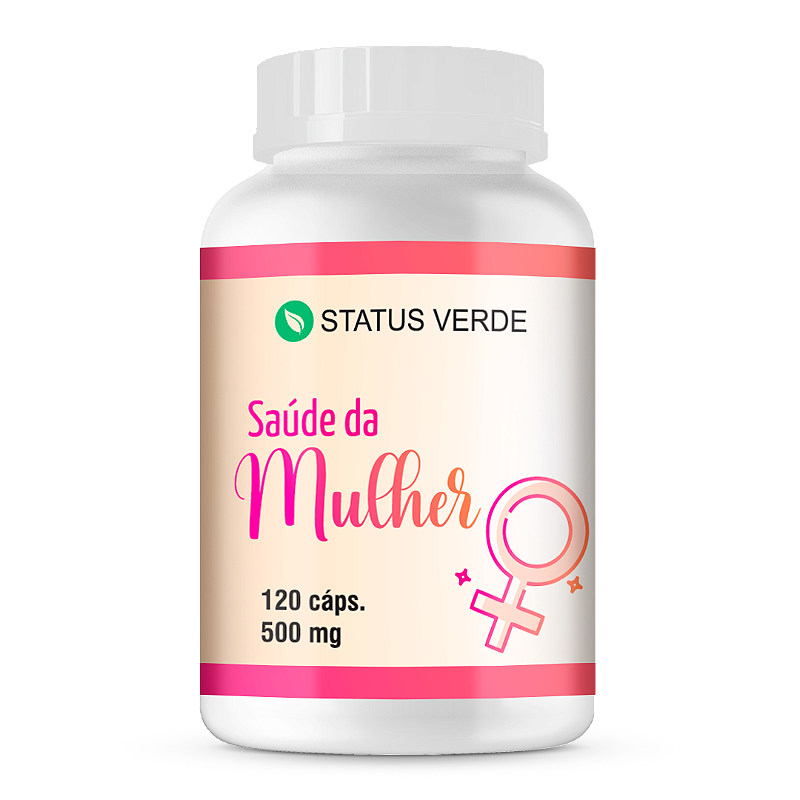 Saúde da Mulher 120 Cápsulas 500mg Status Verde - Status Verde