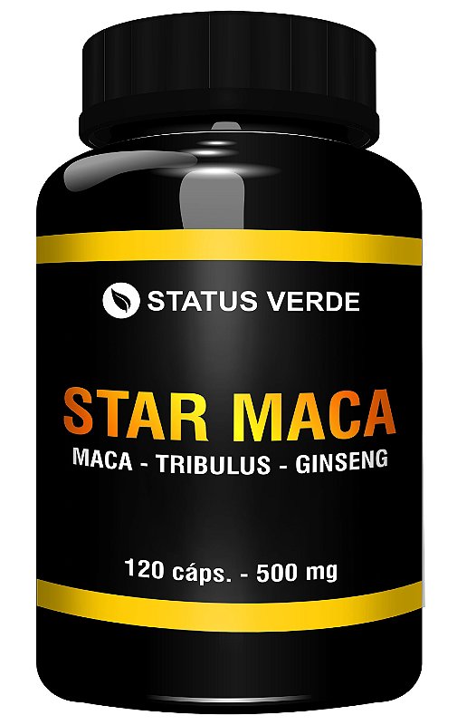 Kit 12 Star Maca 1440 Cápsulas 500mg - Status Verde - Status Verde