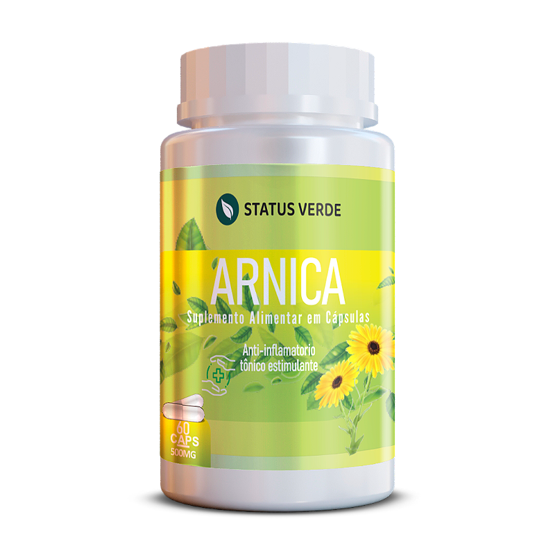 Kit 12 Arnica 720 Cápsulas 500mg Status Verde - Status Verde