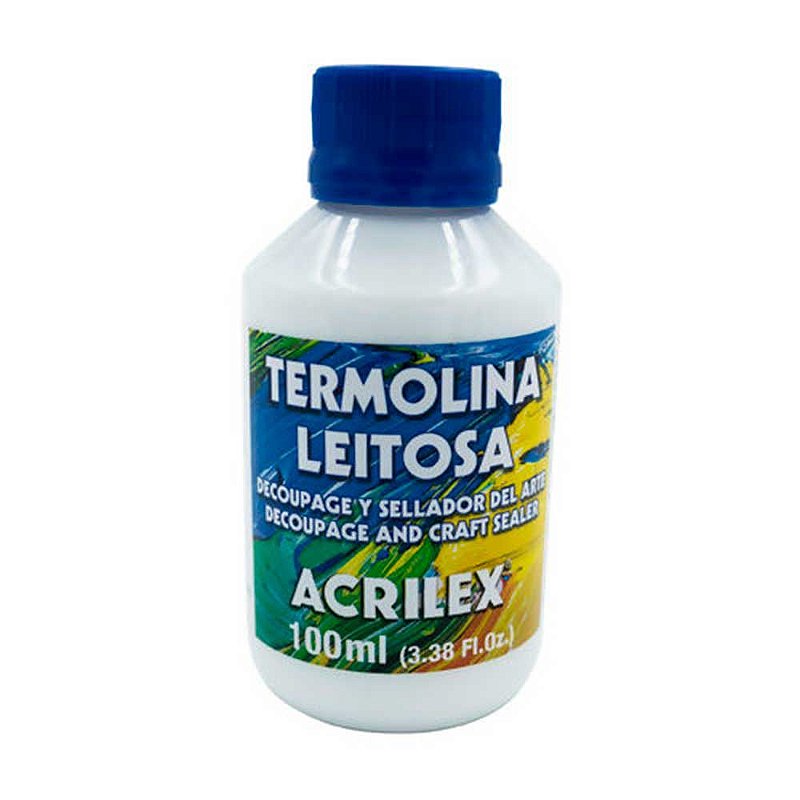 Termolina Leitosa - 100ml - Papel Verde Oliva - Scrap e Mimos