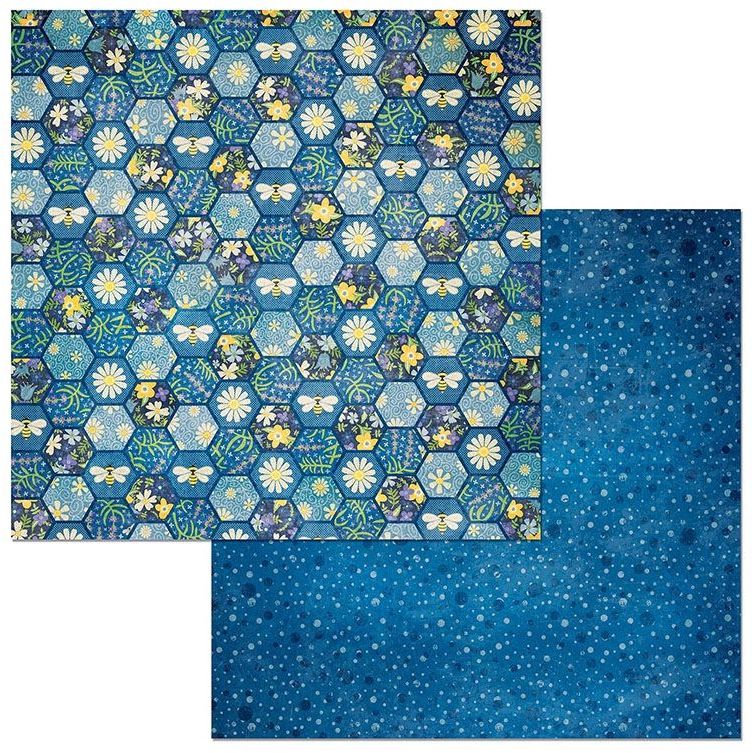 Scrap Dupla Face Bee-Utiful You da American Crafts - Papel Verde Oliva ...