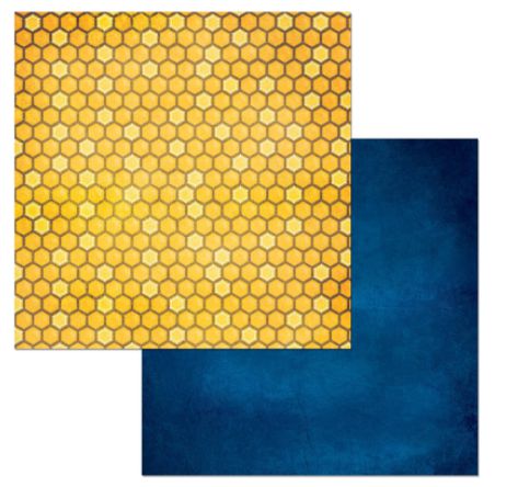 Scrap Dupla Face Bee-Utiful You Honeycomb da American Crafts - Papel ...