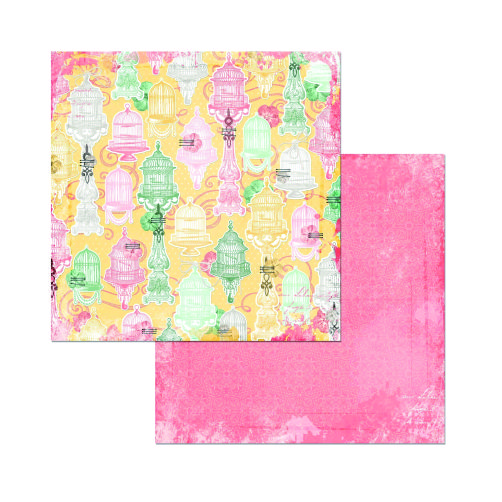 Scrap Dupla Face Sunshine Bliss - Tranquility - 7310196 - Papel Verde ...