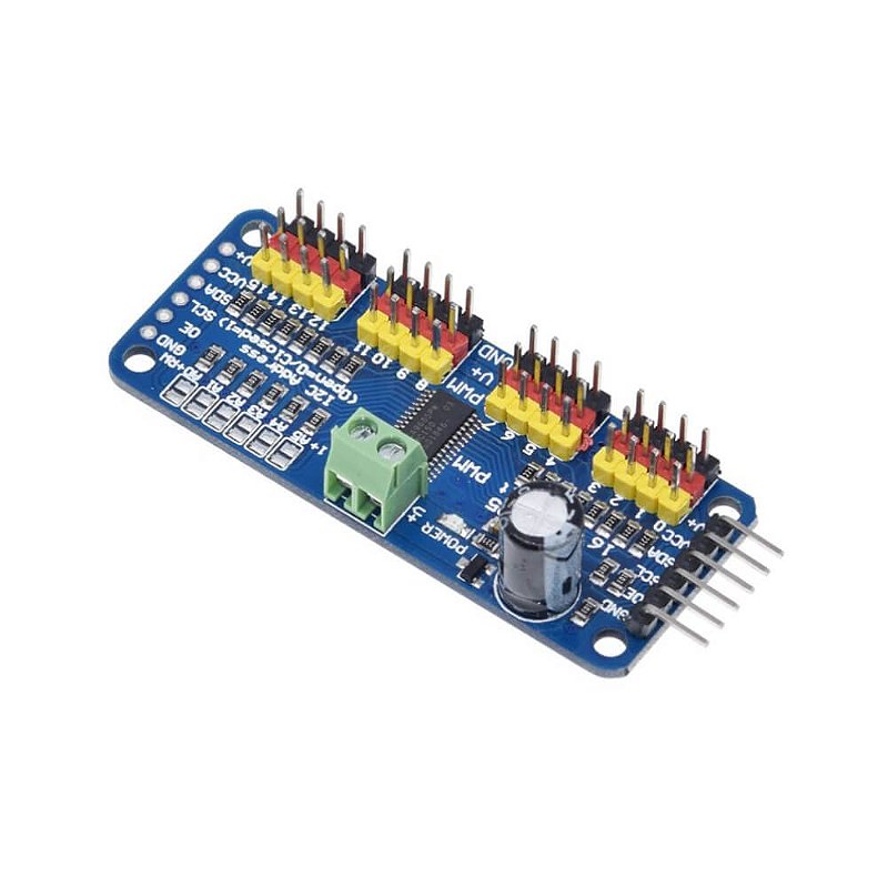 Módulo para Servo Motor PWM PCA9685 16 canais I2C - Bit Maker - Arduinos, Módulos, Sensores, 3D ...