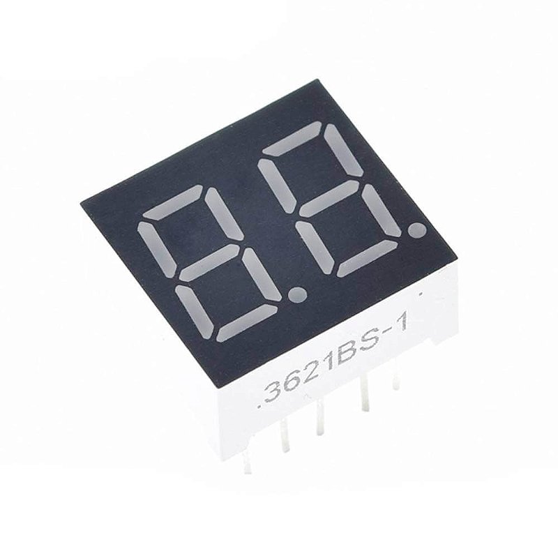 Display 7 Segmentos 2 Dígitos Vermelho Catodo Comum - Bit Maker - Arduinos, Módulos, Sensores ...