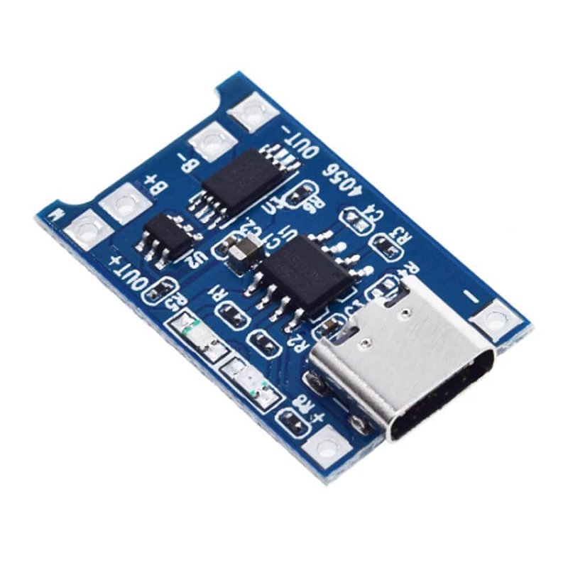Módulo Carregador de Baterias de Lítio TP4056 USB Tipo-C - Bit Maker ...