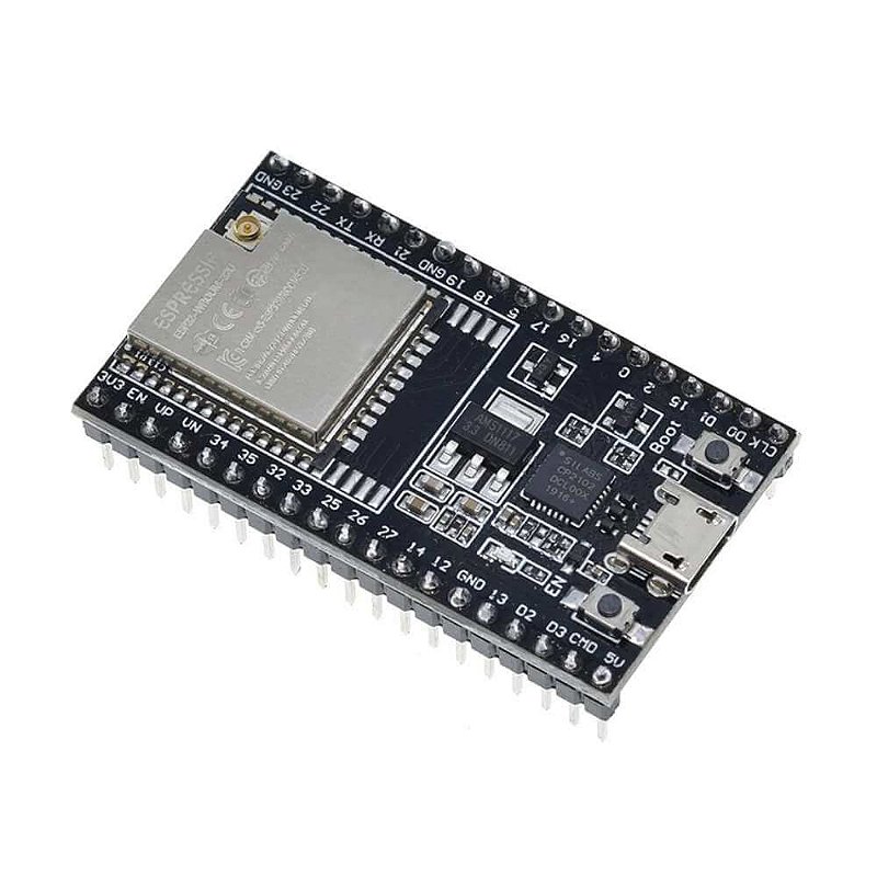 Módulo ESP32U WROOM 32U DevKitC V4 Wifi e Bluetooth - Bit Maker ...