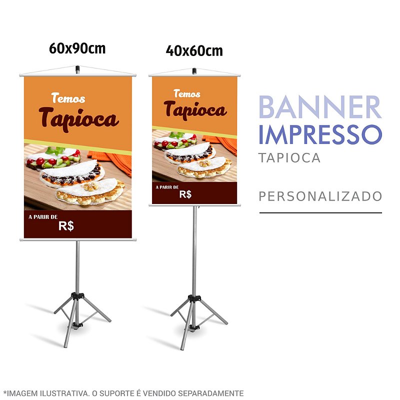 Banner de Tapioca - 3G Porta Banner e Banner Impresso em 24h