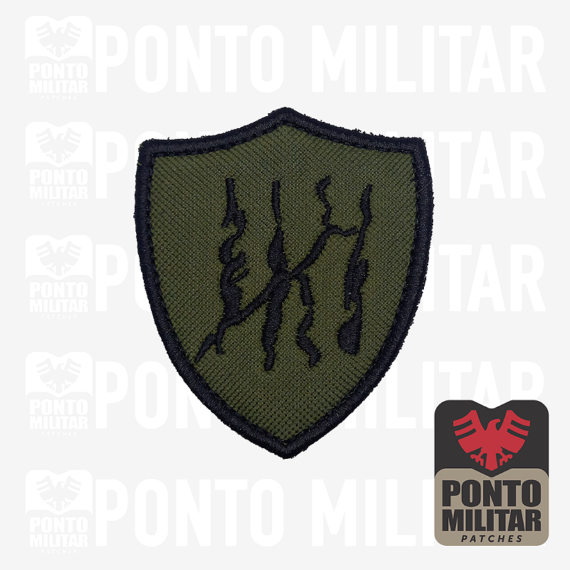 Escudo Sobrevivencialismo Patch Bordado 8x8cm - Ponto Militar - Patches ...